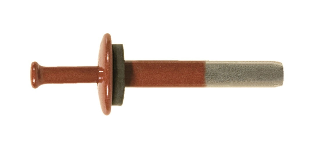 Cheville à frapper Ø4.8x30 alu/inox - laquée avec rondelle - Chevilles ...