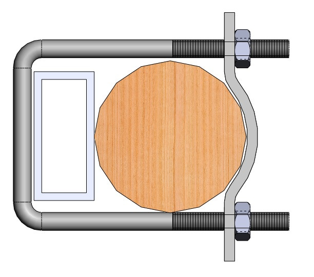 Platine cintrée - Vis - écrous - boulons Japy TRCC, tiges, étriers par ...