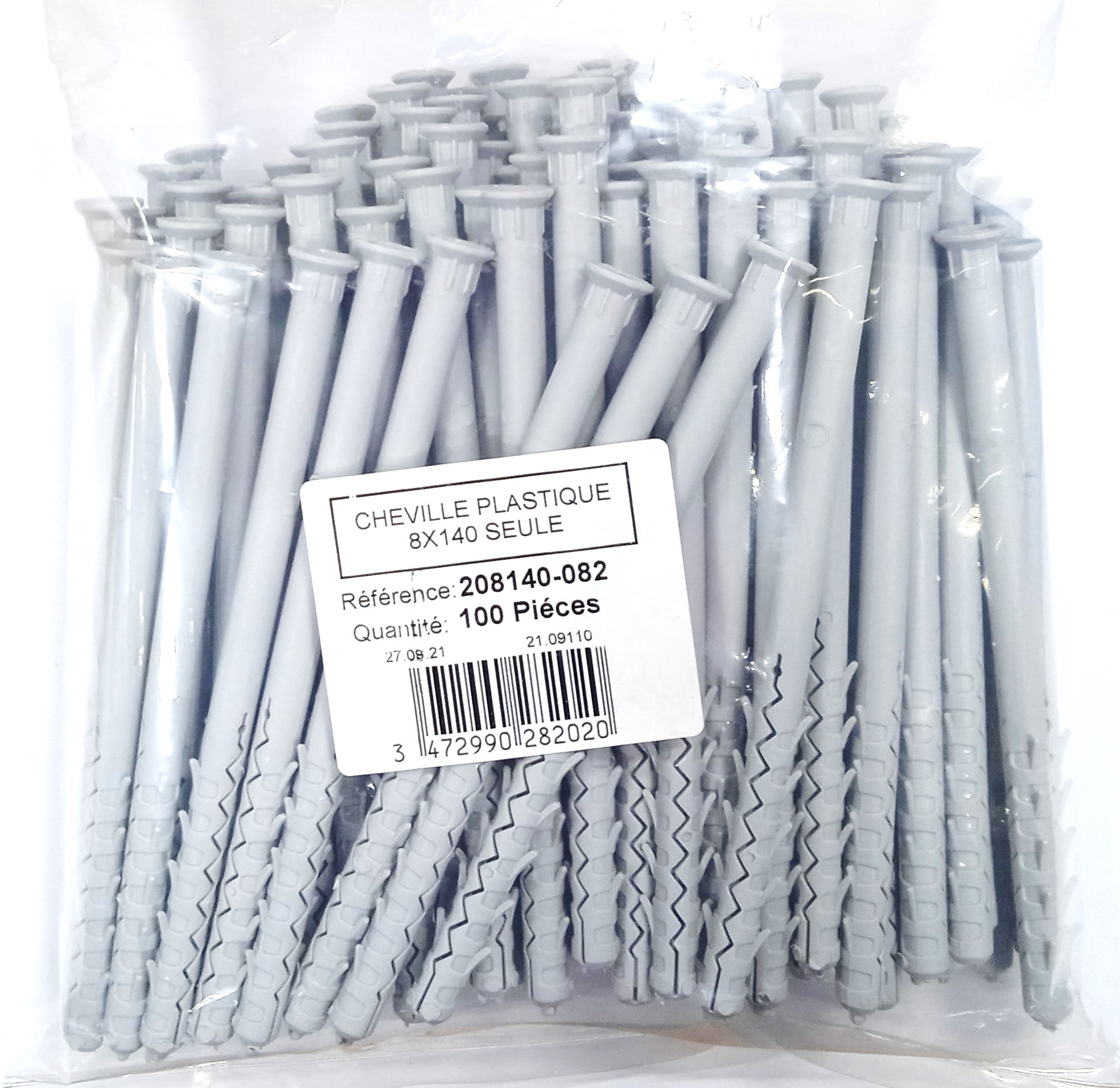 Cheville plastique longue anti rotation - Chevilles - Ancrages par Faynot