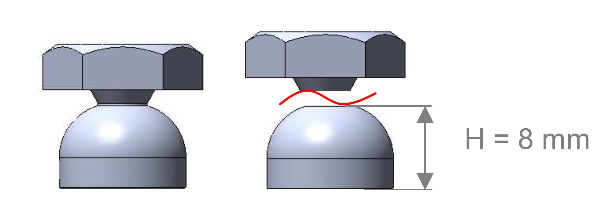 Ecrou borgne inox inviolable - Vis - écrous - boulons Japy TRCC, tiges ...