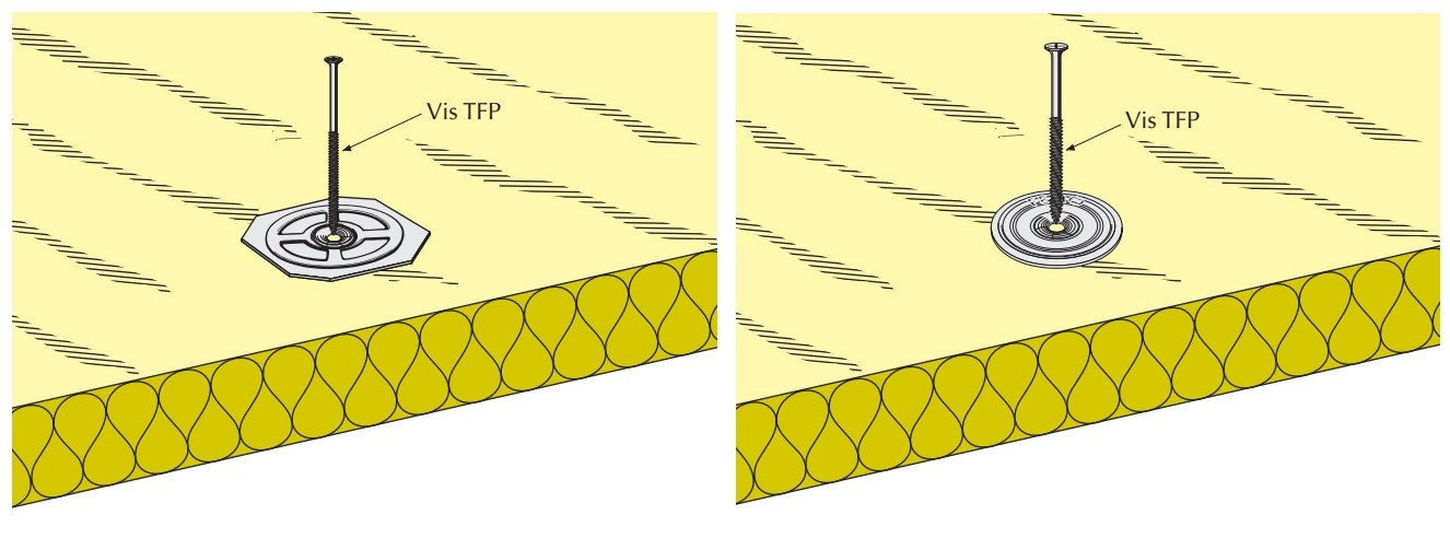 Vis TFP autoperçeuse P2 4,8 - fixation d'isolant - Fixation d'isolant ...